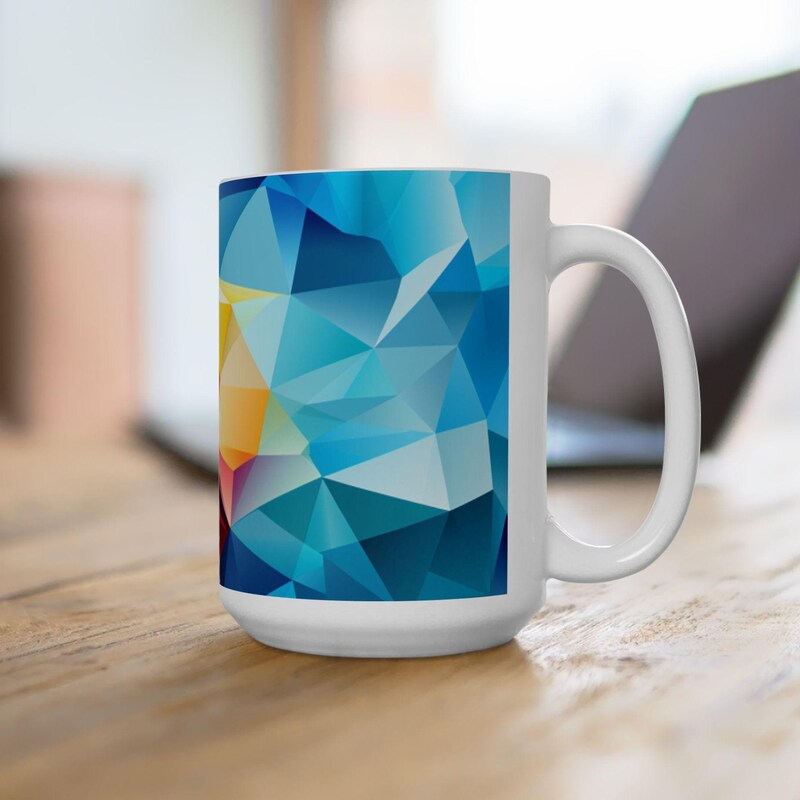 Geometric Mug - Etsy