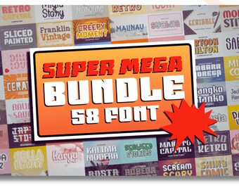 Handmade Font Bundle, Wedding Font, Cricut Font, Procreate Font ...