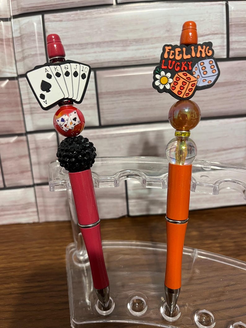 Sports/hobby Beaded Pens - Etsy