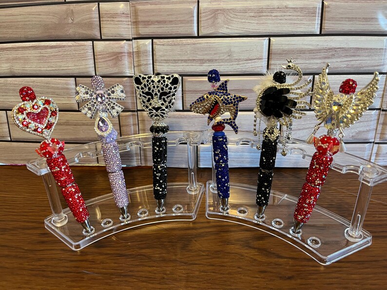 Rhinestone Beaded Pens - Etsy