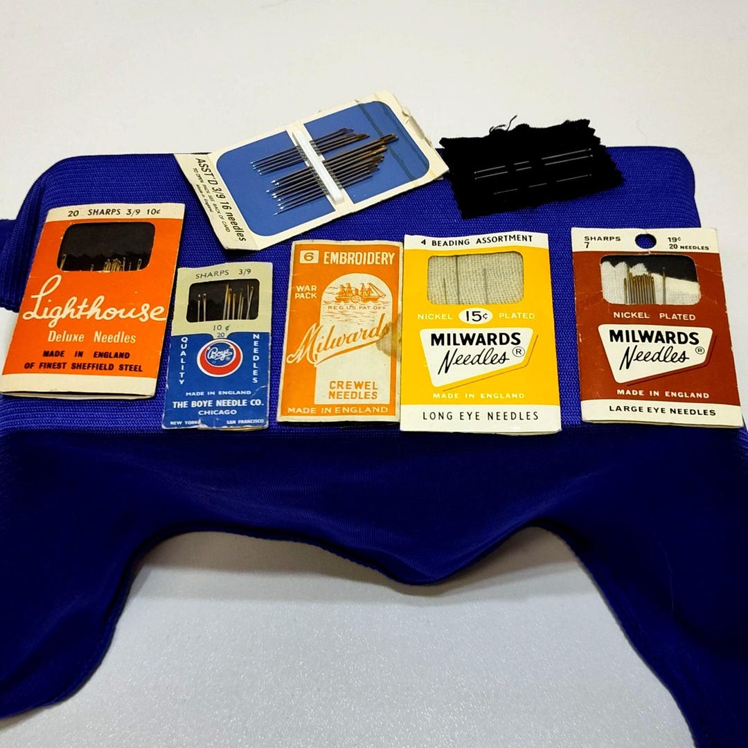 Sewing Needle Assortment Vintage Lighthouse Boye Milwards Scoville ...