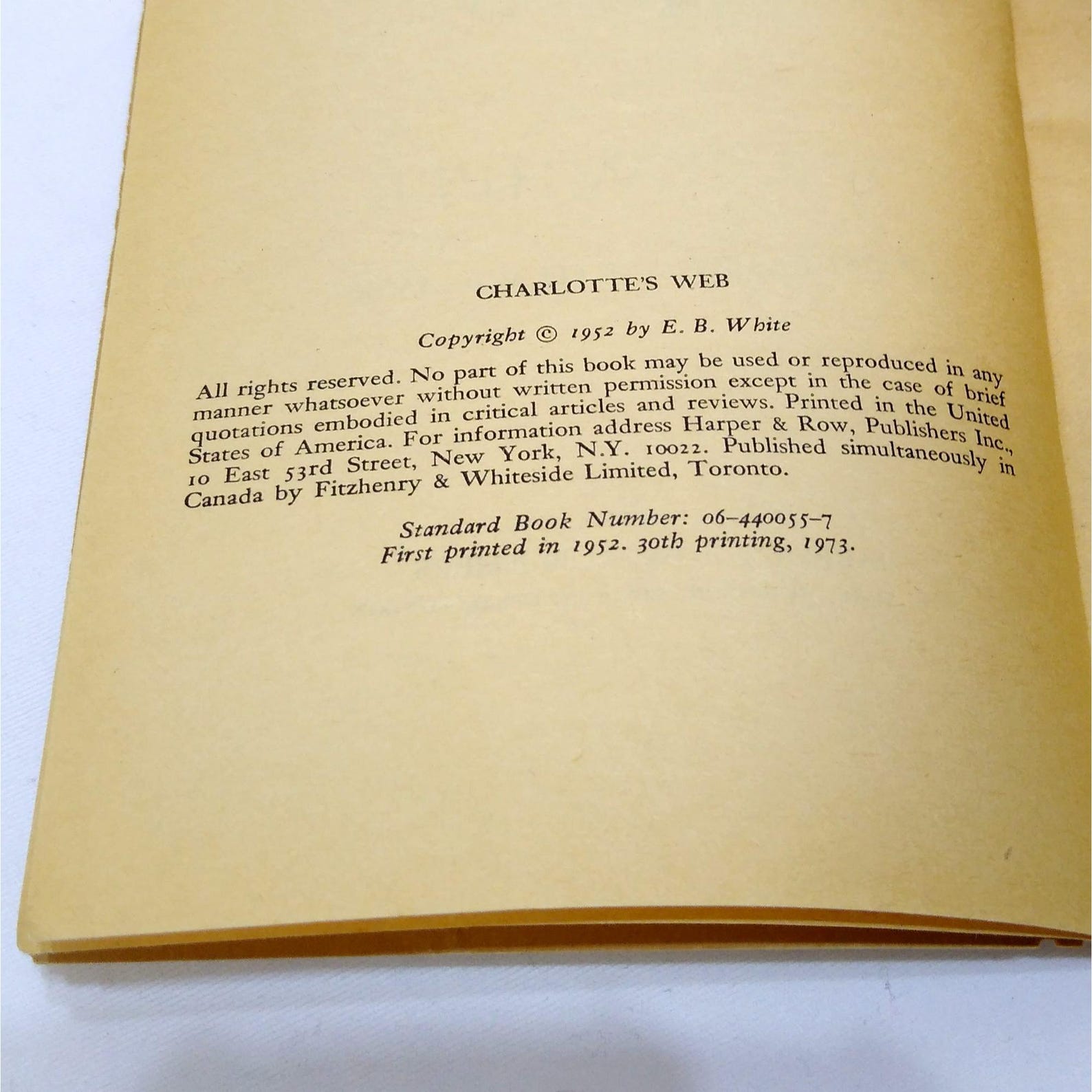 Vintage Harper Trophy Books: Charlotte's Web & Laura Ingalls Wilder - Etsy
