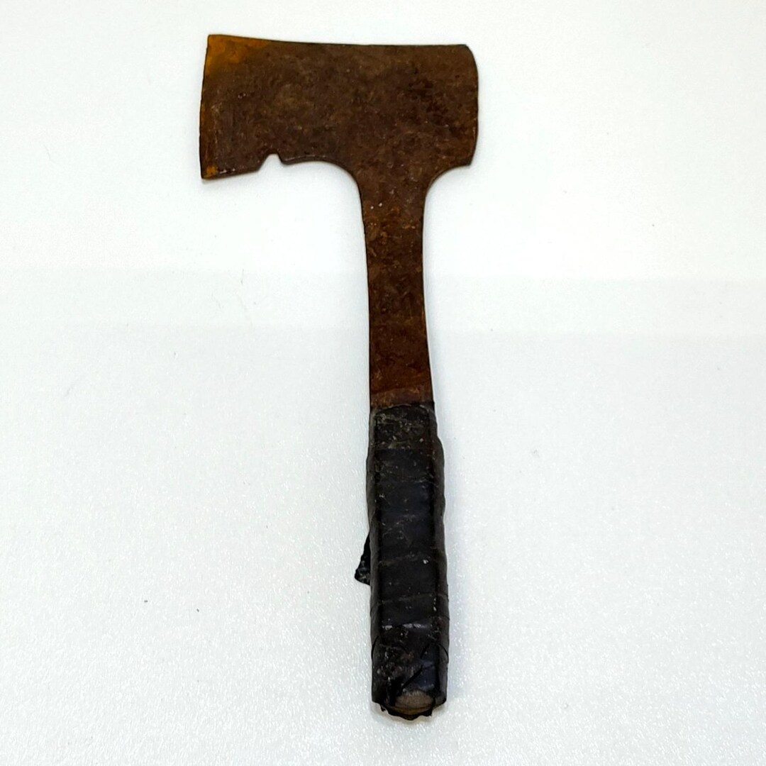 Utica Hand Axe Rustic Vintage Rusty Wrapped Handle Collectible Display ...
