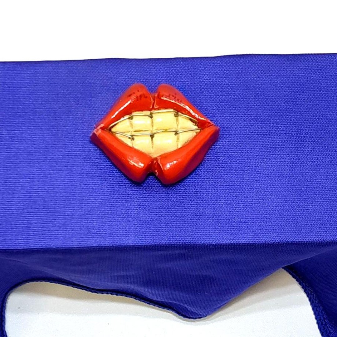 Tin Grin Braces Teeth Red Lips Ceramic Magnet 2.5" 1990s Vintage ...