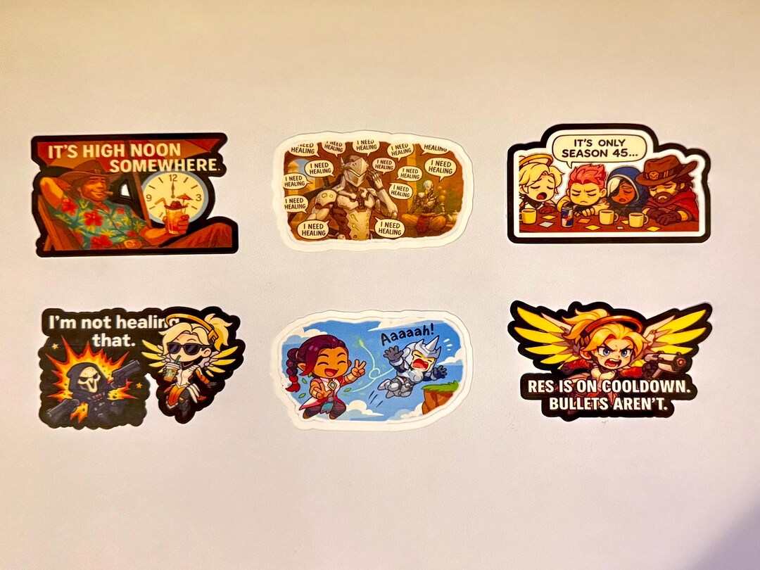 First-person Shooter Inspired Stickers - Funny - Cute - Waterproof - Etsy