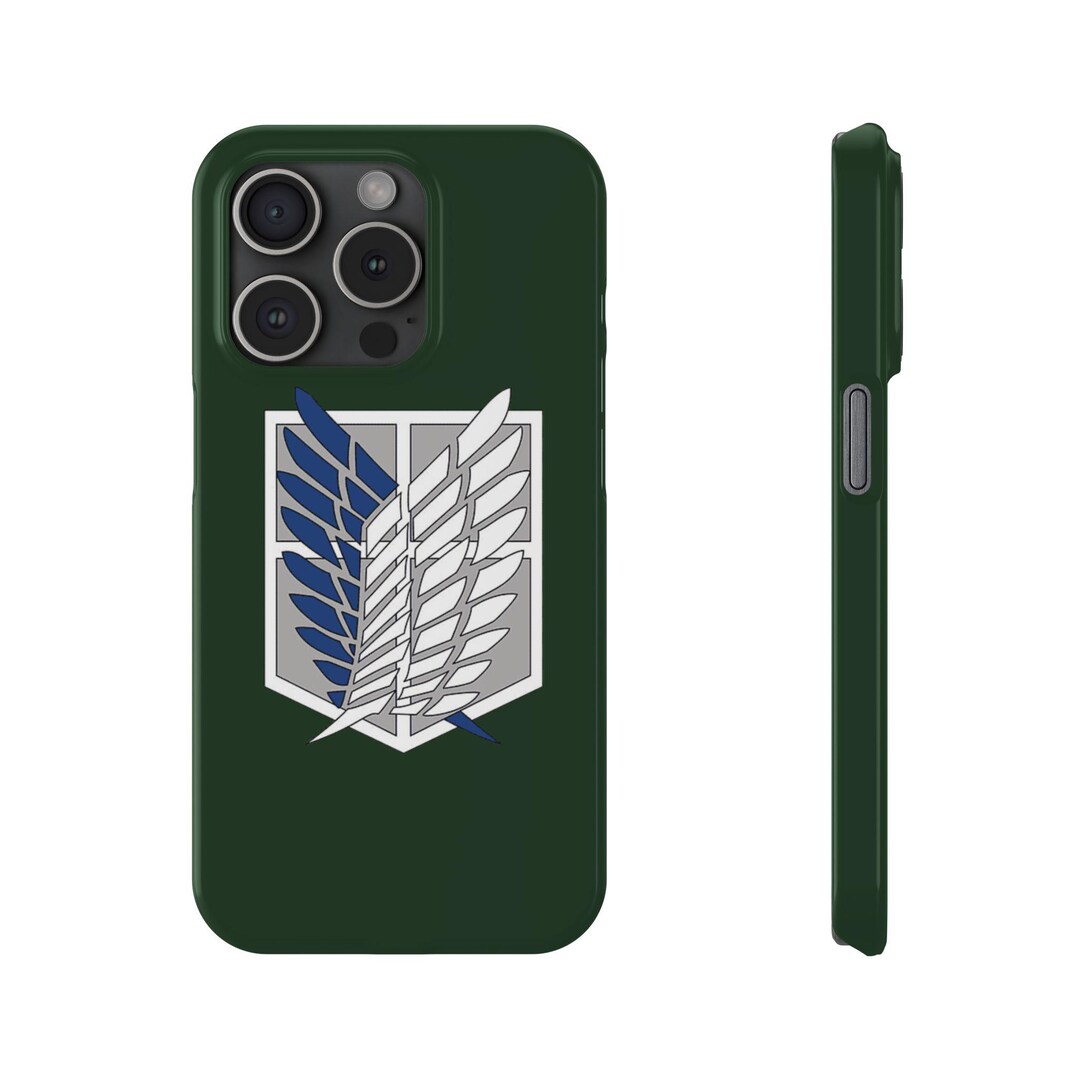 Wings of Freedom Phone Case AOT Attack on Titan Shingeki No Kyojin Slim ...