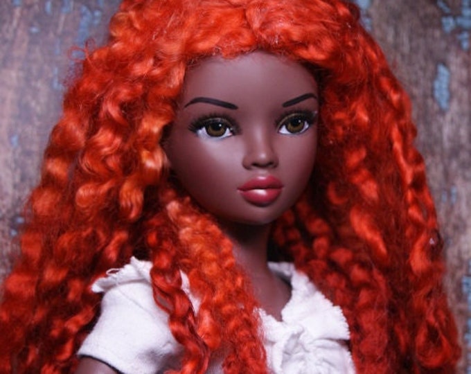 Hard Cap Wig for NEEMA, Ellowyne Wilde, Hand Dyed Teeswater Curly Locks ...