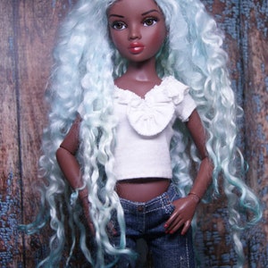 Hard Cap Wig for NEEMA, Ellowyne Wilde, Hand Dyed Teeswater Curly Locks ...