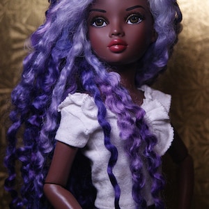 Hard Cap Wig for NEEMA, Ellowyne Wilde, Hand Dyed Teeswater Curly Locks ...