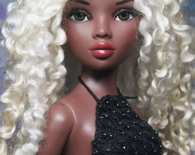 Hard Cap Wig for NEEMA, Ellowyne Wilde, Hand Dyed Teeswater Curly Locks ...