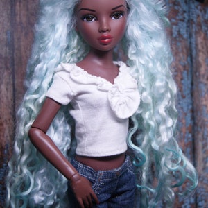 Hard Cap Wig for NEEMA, Ellowyne Wilde, Hand Dyed Teeswater Curly Locks ...