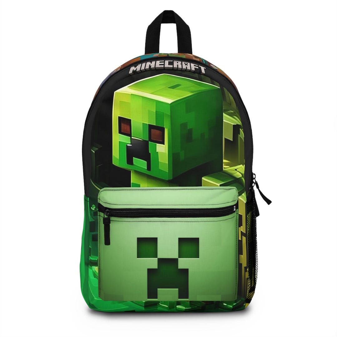 Limited Edition Minecraft Backpack. High Quality Custom-designed Back ...