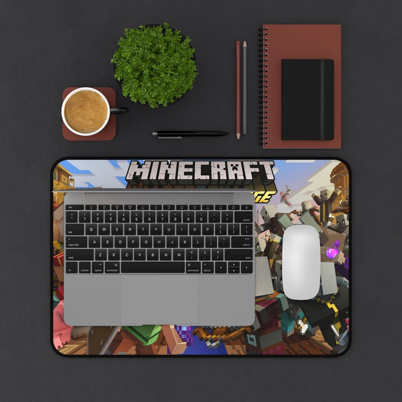 Insane Minecraft Desk Mat. village & Pillage Update Highly Recommended ...