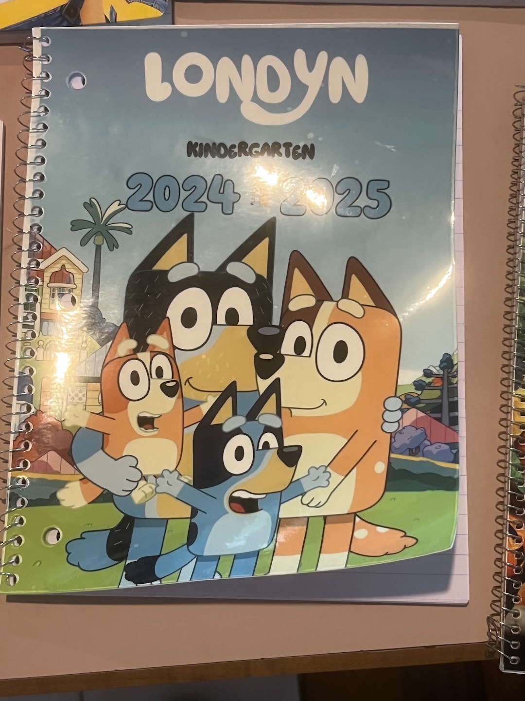 Custom Bluey 1 Subject Notebook Spiral Ring - Etsy