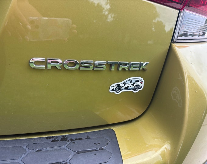 Subaru Crosstrek-inspired Cow Print Sticker or Magnet for Moo Moo ...