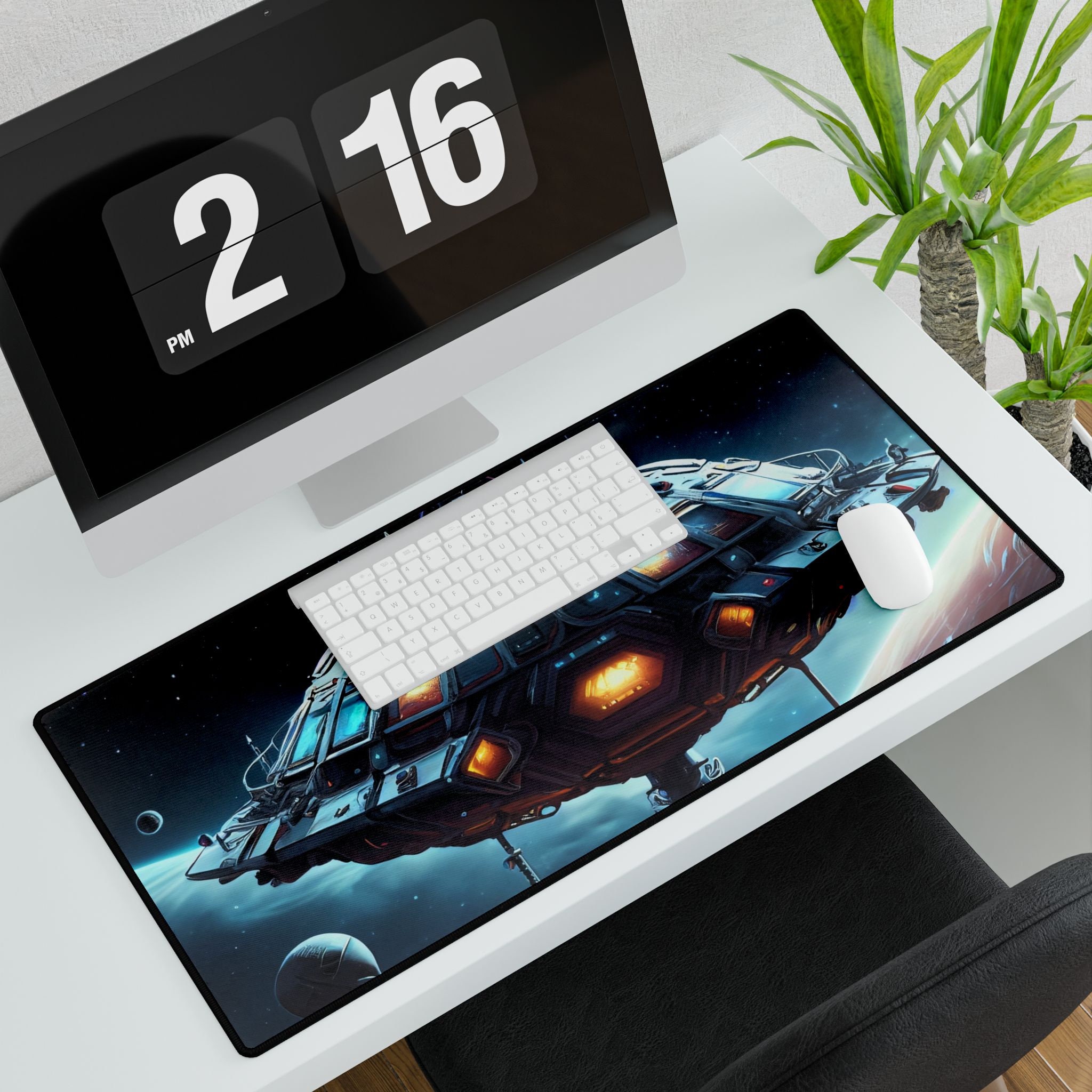 Fantasy Style Space Station V2 Desk Mat, Universal Mouse Pad, Gaming ...