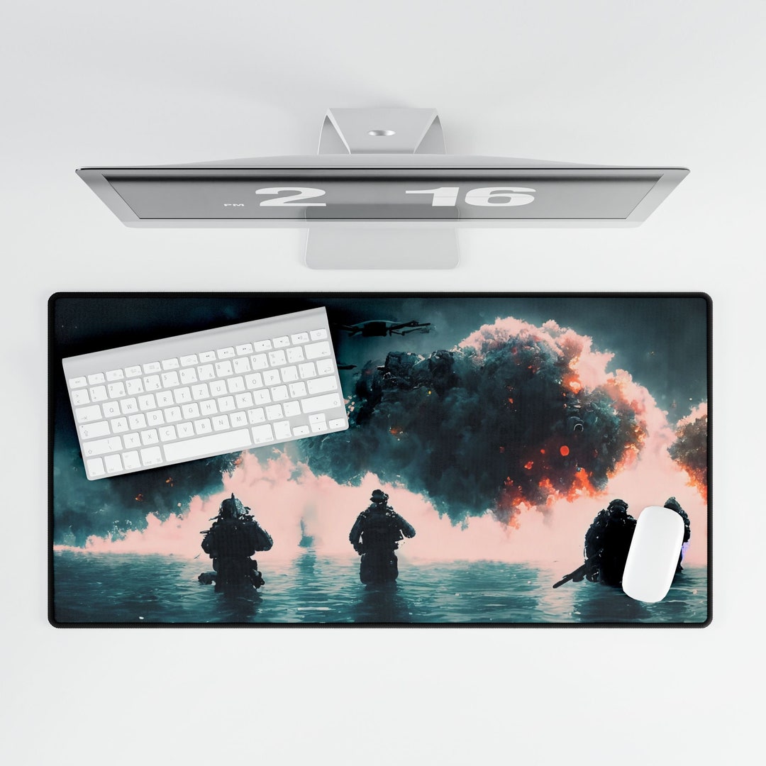 Fantasy Style Special Operators water V2 Desk Mat, Universal Mouse Pad ...
