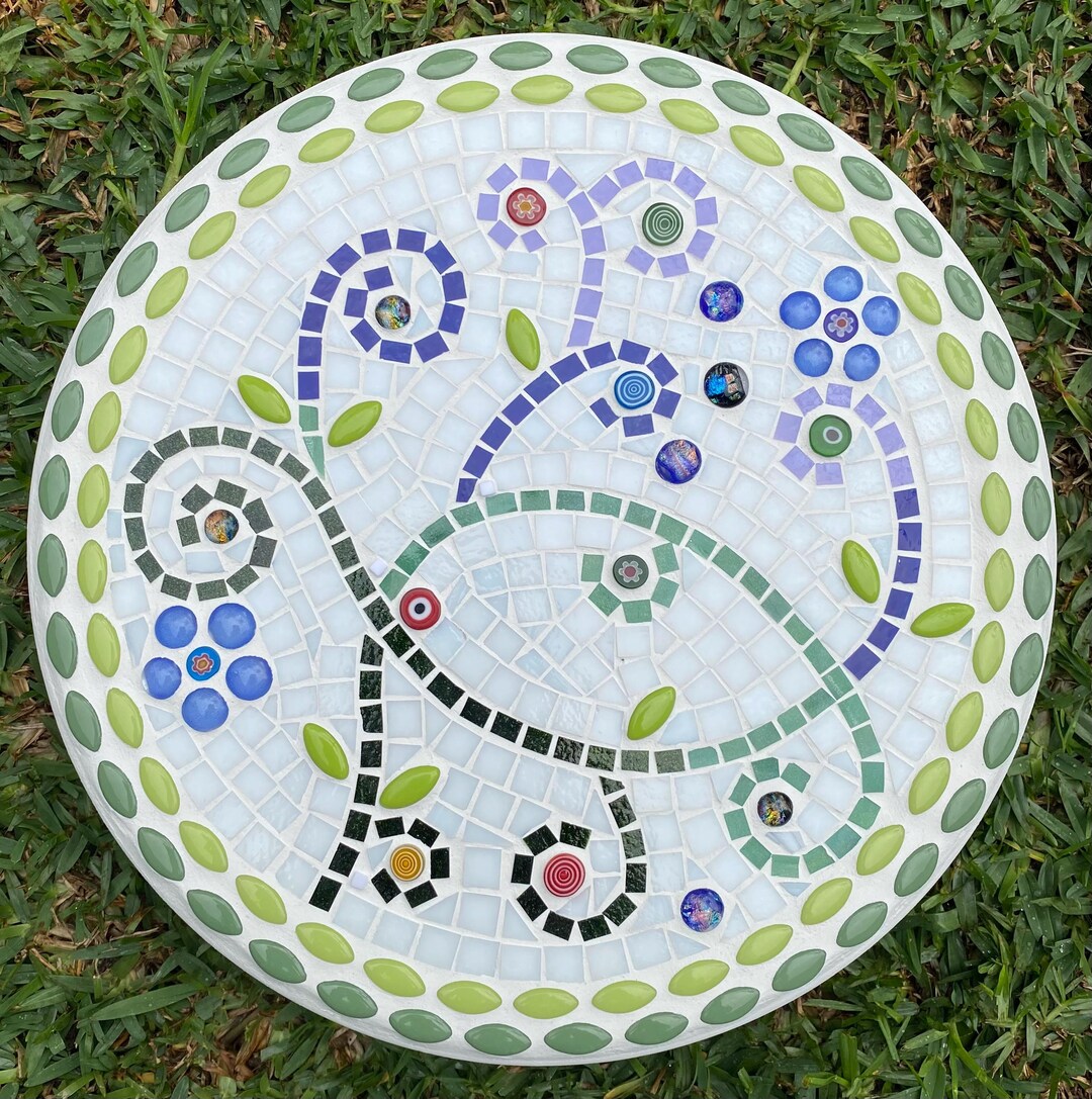 Tree of Life Mosaic Stepping Stone - Etsy