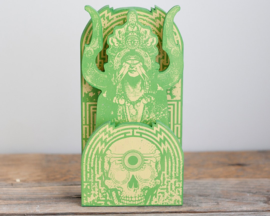 Screenprinted Shrine Green - Etsy