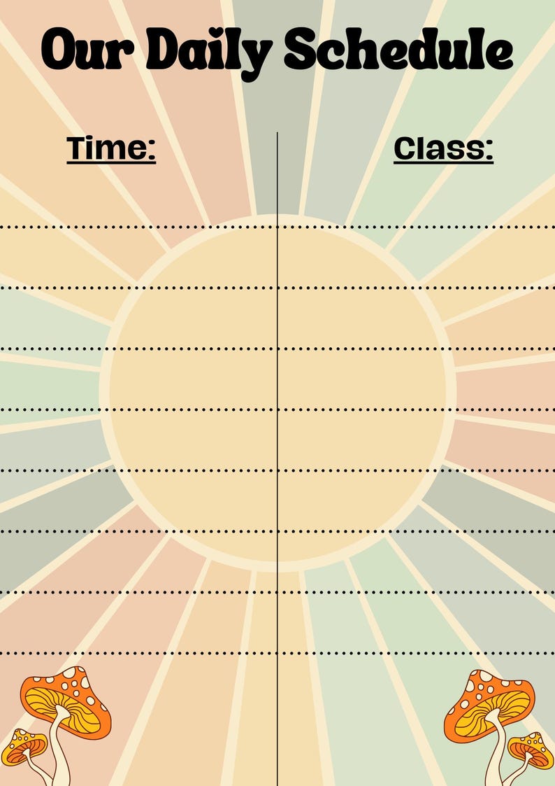 Teacher Packet Groovy 70s Theme - Etsy