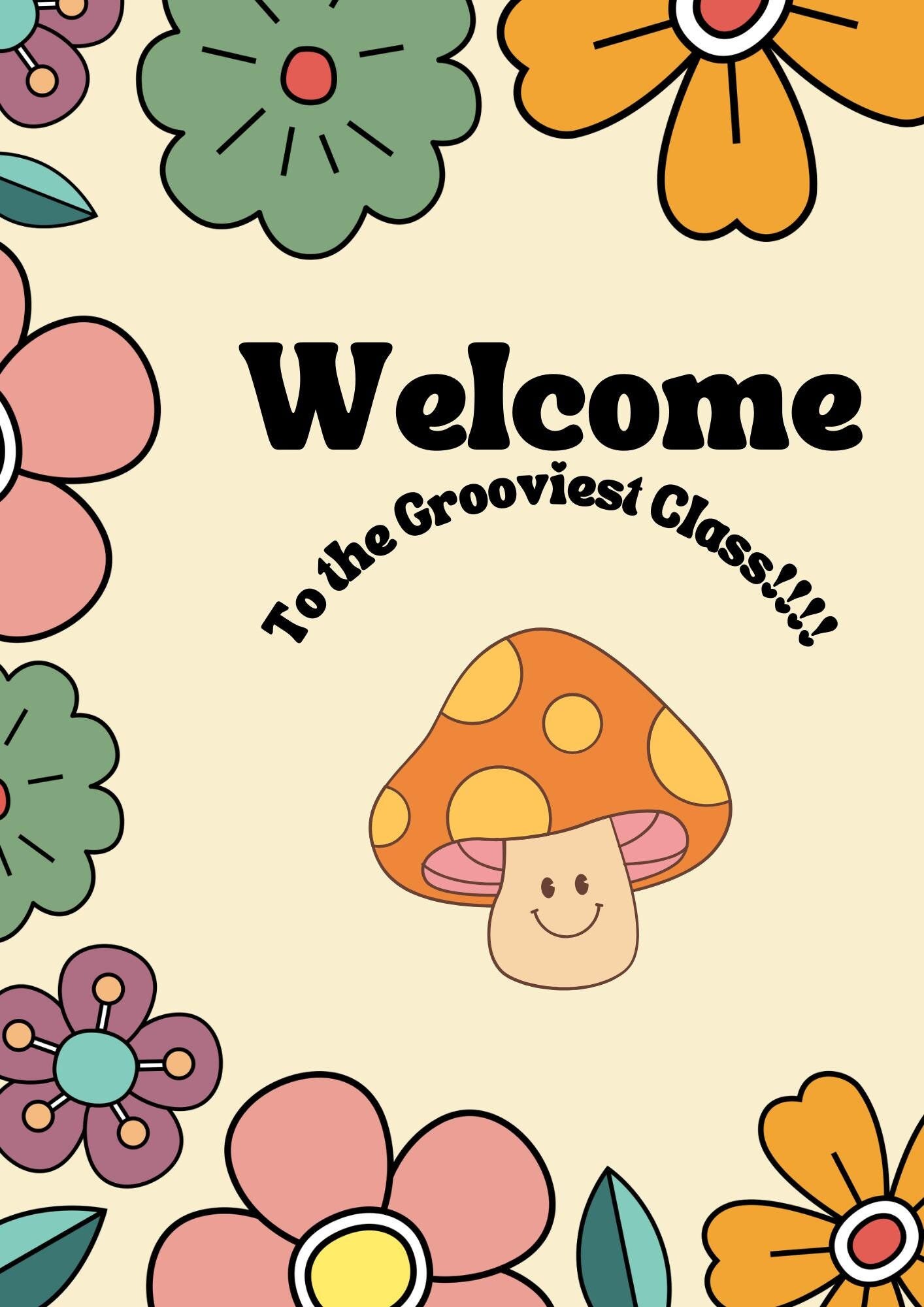 Teacher Packet Groovy 70s Theme - Etsy