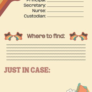 Teacher Packet Groovy 70s Theme - Etsy