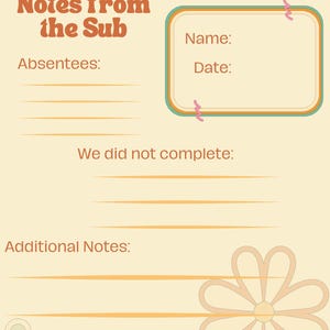 Teacher Packet Groovy 70s Theme - Etsy