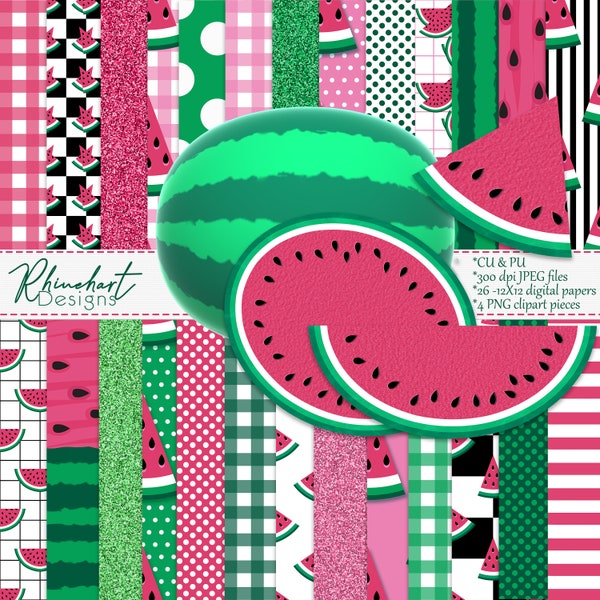 Watermelon Paper - Etsy