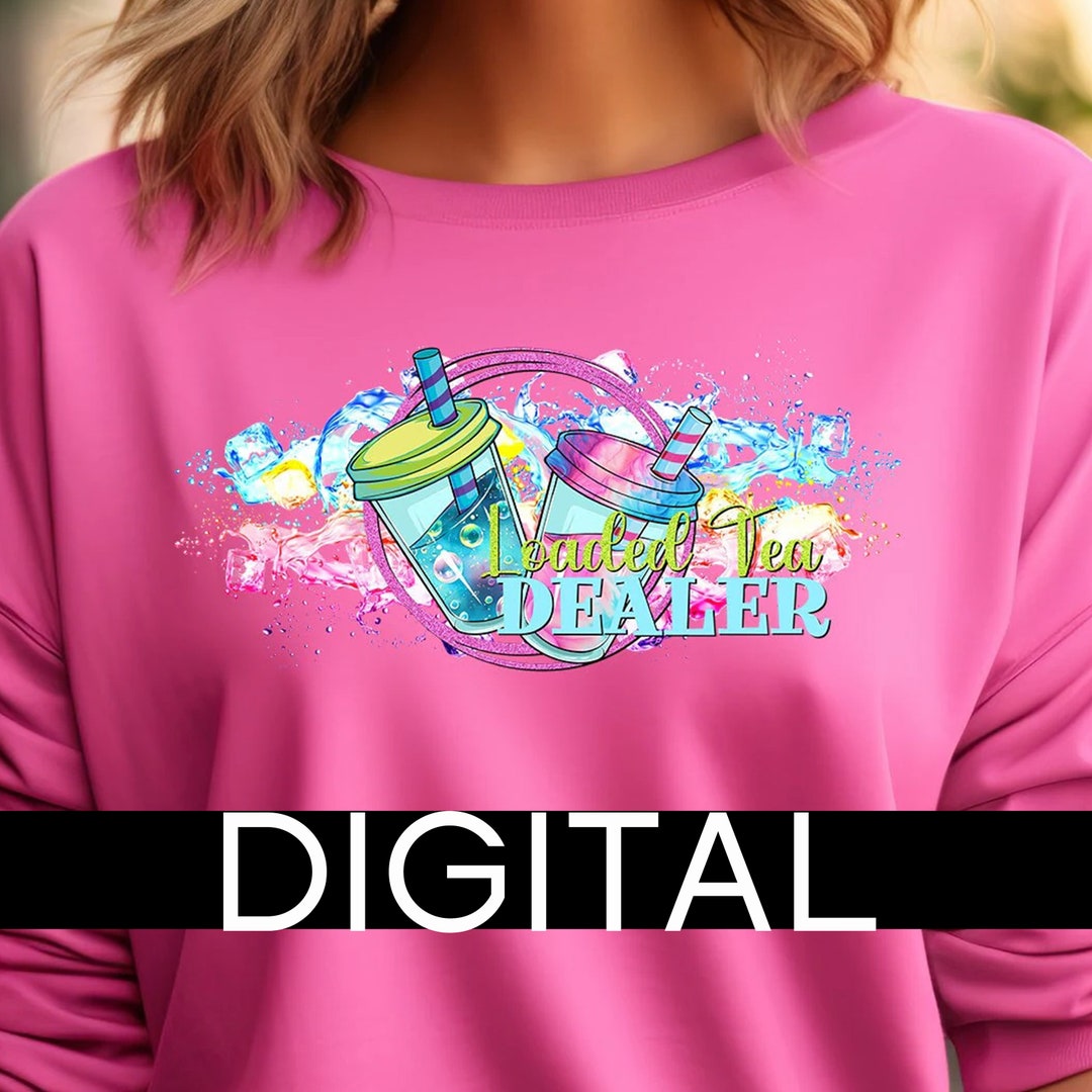 Loaded Tea Dealer -ice Cubes, Splash, Pink, Blue, Get Loaded - PNG File ...