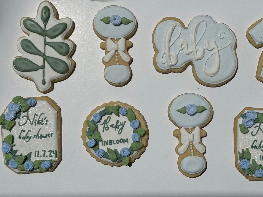Baby in Bloom Sugar Cookies Dozen - Etsy