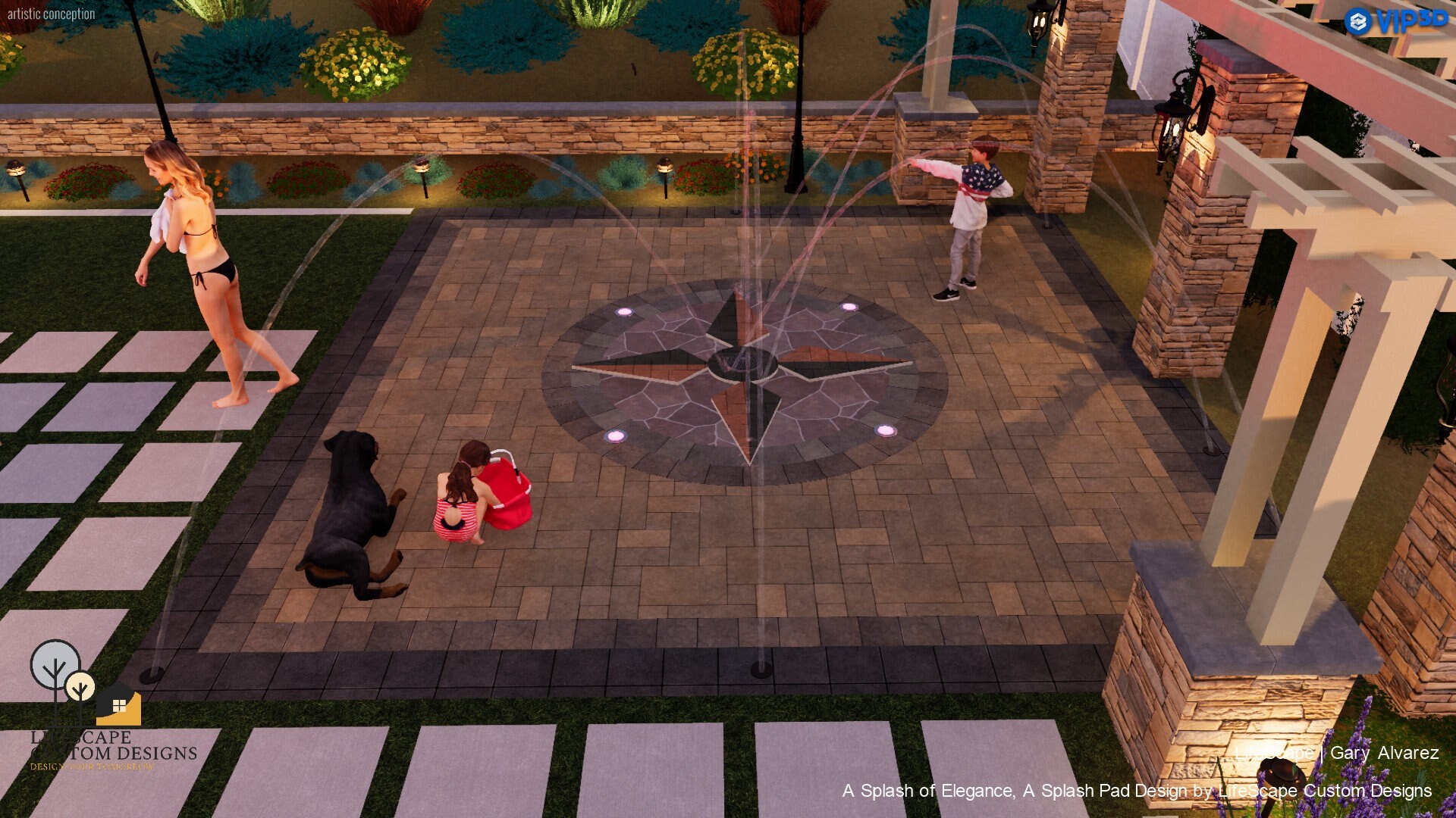 Home Splash Pad Design Project. Splash in a Little Bit of Summer Design ...