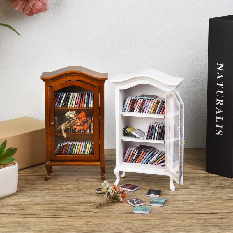 Miniature Bookcase - Etsy