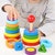 Wooden Educational Matching Kids Game Sorting Blocks Geometric Stacking ...