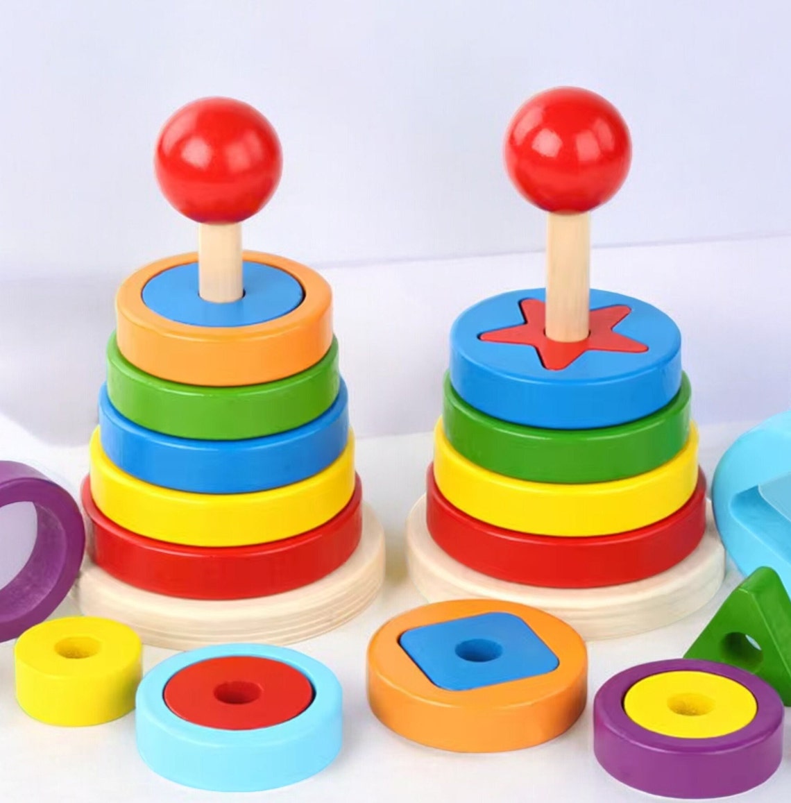 Montessori Colour Matching Games Toy - Early Childhood Learning Toy ...