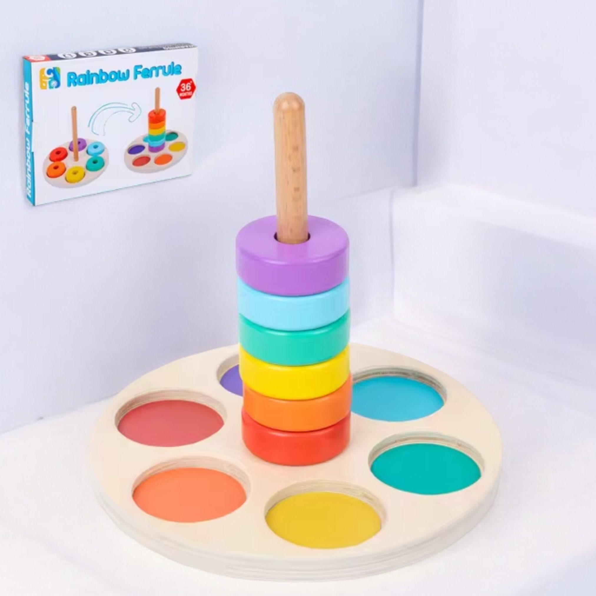 Montessori Colour Matching Games Toy - Early Childhood Learning Toy ...