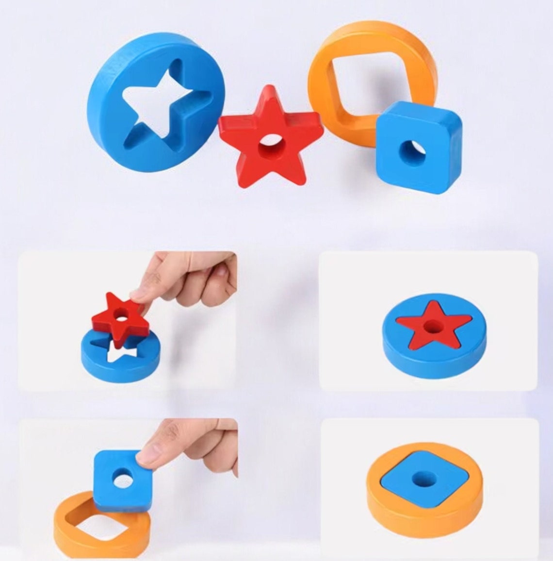 Montessori Colour Matching Games Toy - Early Childhood Learning Toy ...