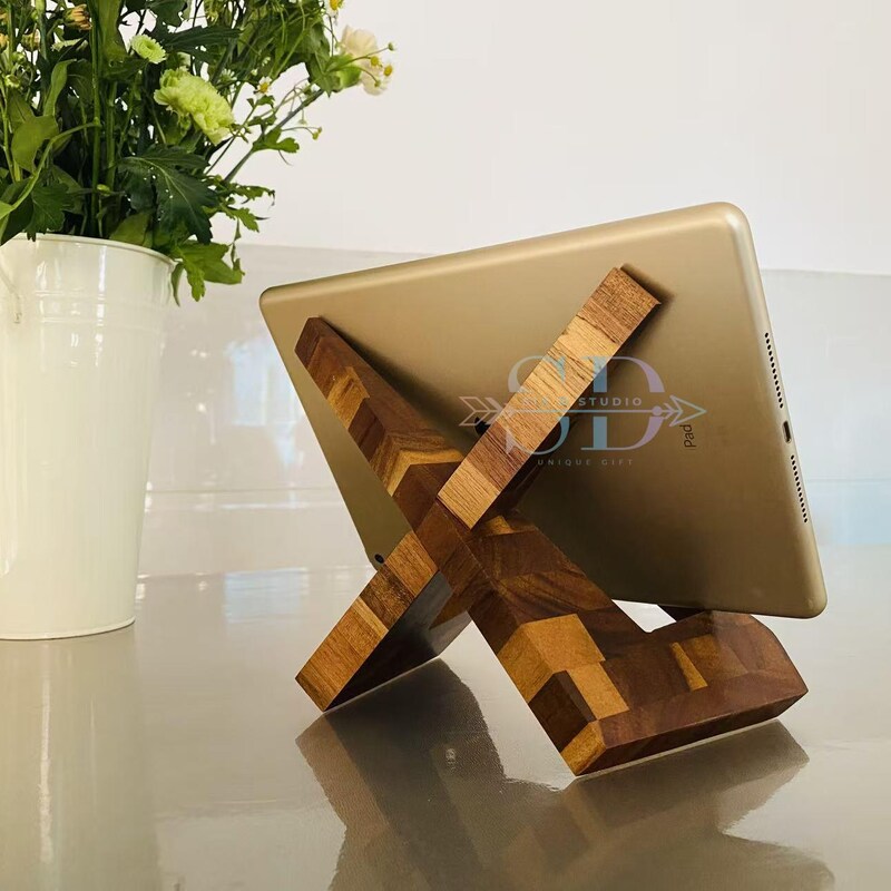 Wooden iPad Stand - Etsy