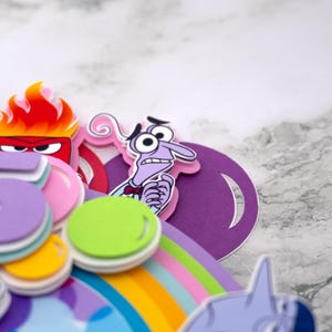 Custom Inside Out 2 Cake Topper: 3D Birthday Party Decoration - Etsy
