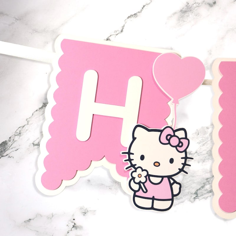 Hello Kittys Banner - Etsy