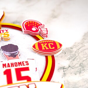 Personalized Kansas City Chiefs Cake Topper: Football Birthday Party ...