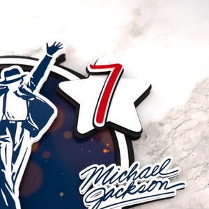 Michael Jackson Cake Topper: Thriller Birthday Party Decoration - Etsy