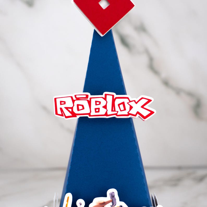 Roblox Centerpiece or Treat Box - Roblox Theme Party Decor - Custom ...