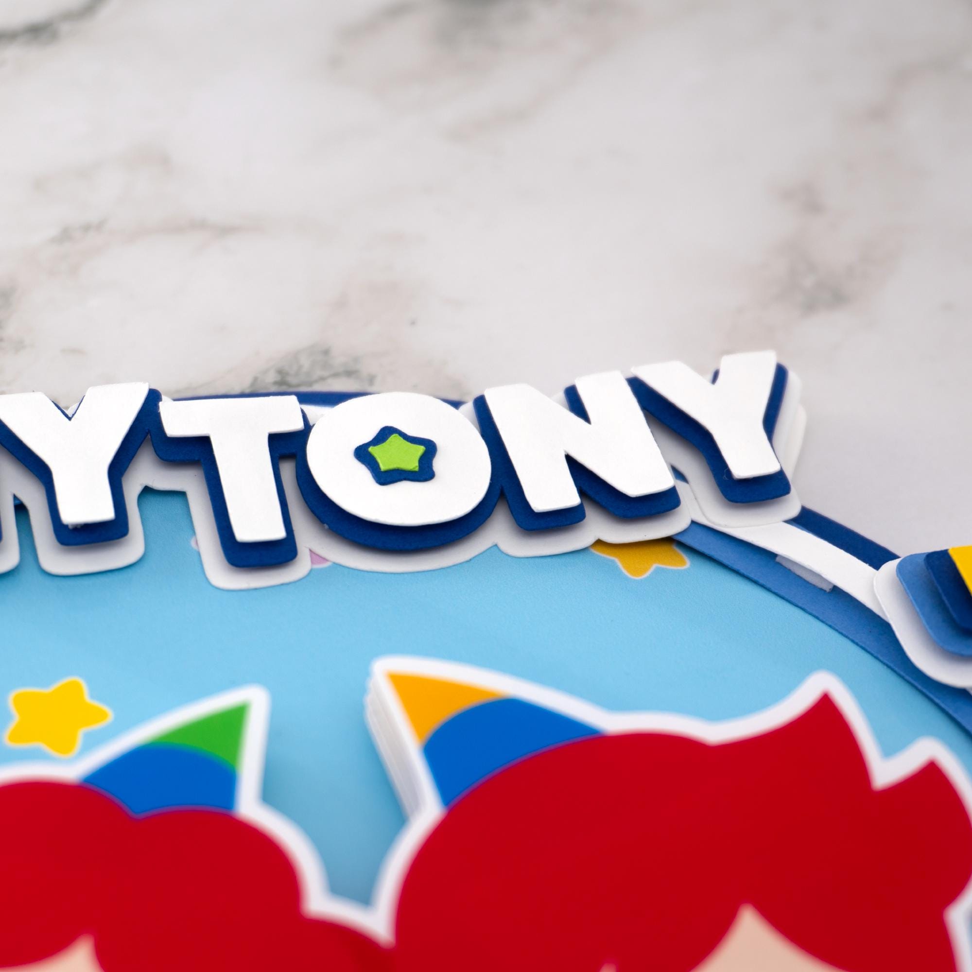 Custom Junytony Cake Topper: 3D Personalized Birthday Party Decor - Etsy