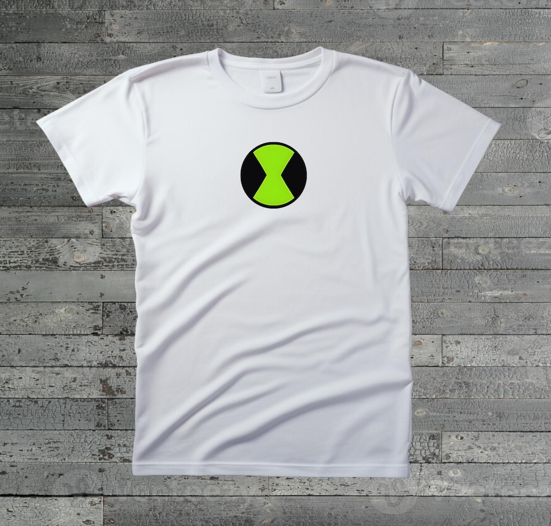 Ben Ten Logo Tee, Hard Cartoon Shirt, Y2K Logo Tshirt, Omnitrix Logo ...