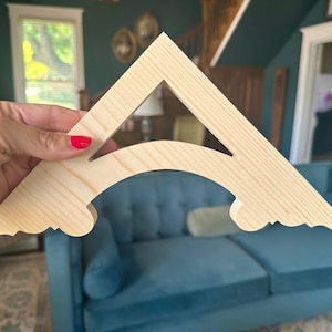 4 Art Deco Solid Wood Decorative Porch Corner Trim, Gingerbread ...