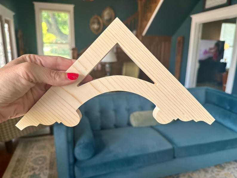 4 Art Deco Solid Wood Decorative Porch Corner Trim, Gingerbread ...