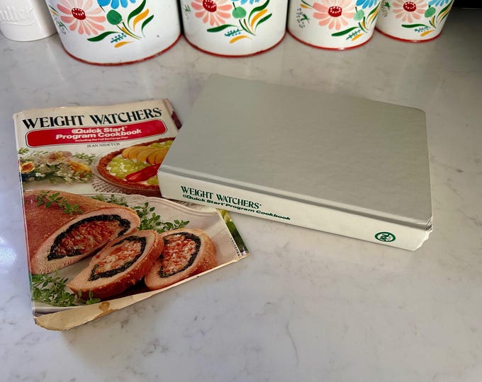 Vintage Weight Watchers Quick Start Program Cookbook Including the Full ...