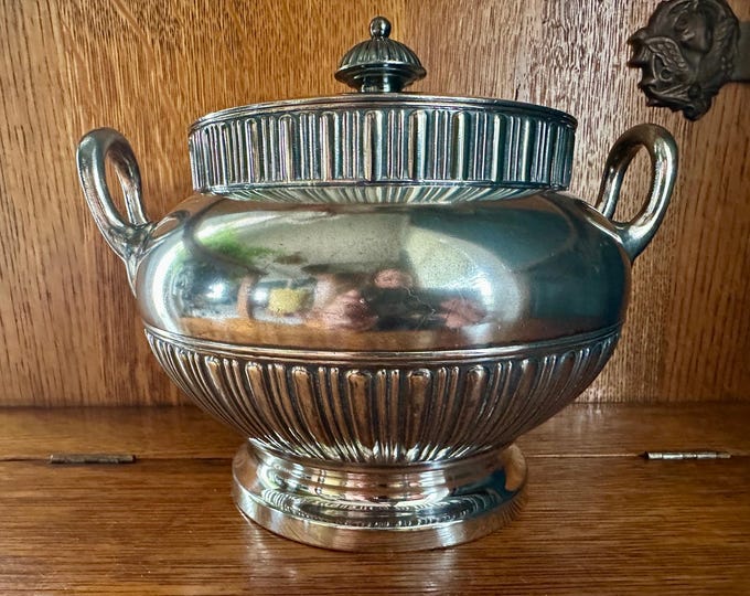 Antique Meriden Soup Tureen, Silver Plated Covered Tureen With Handles ...