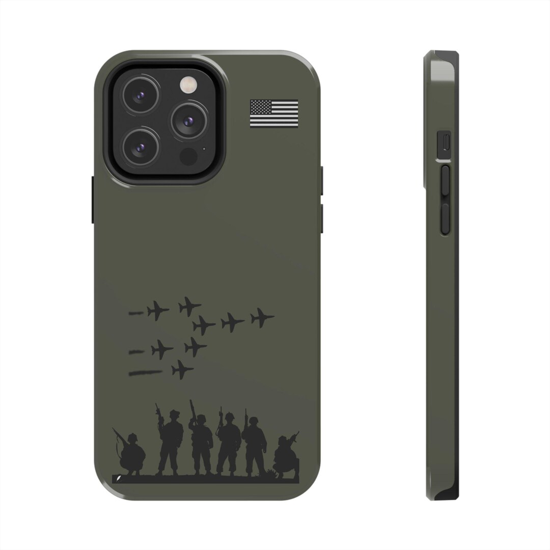 Military OD Green iPhone 14 Pro Max Case, Protective Army Green Phone ...