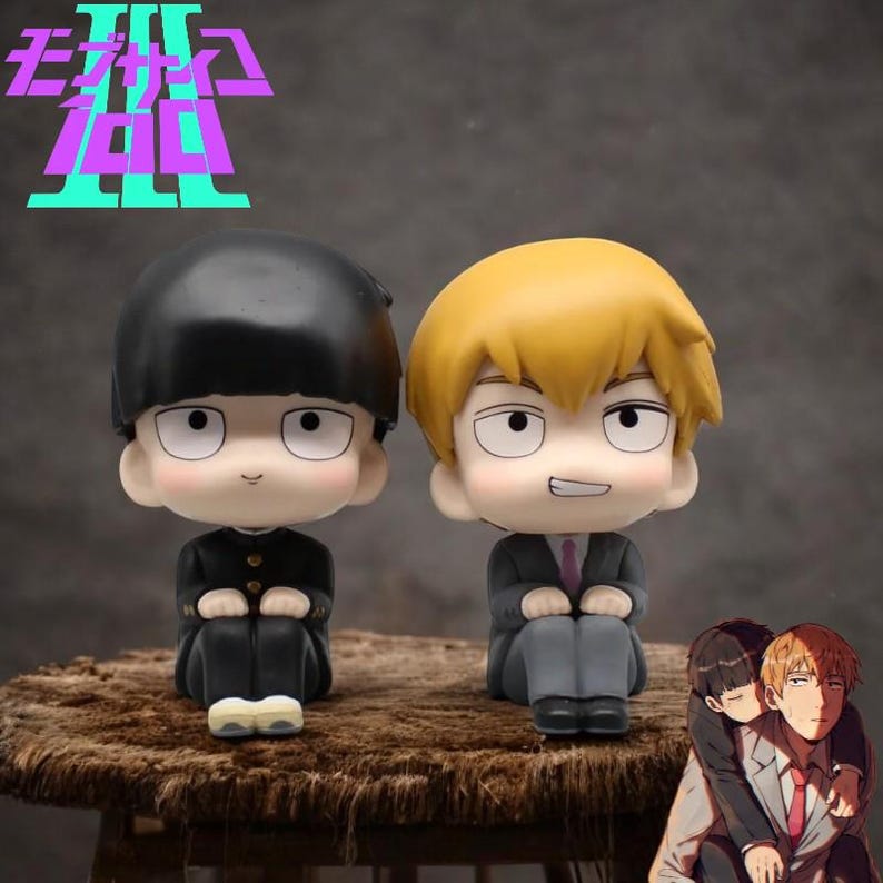 Kawaii Mob Psycho 100 Anime Figures Reigen Arataka Q Edition Adorable ...